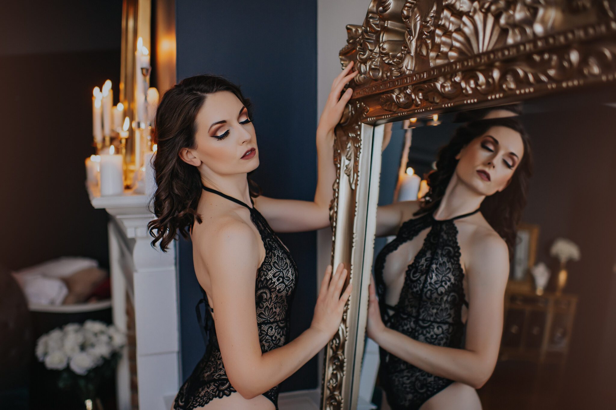 Boudoir Photography by Rami | Black Lace Boudoir